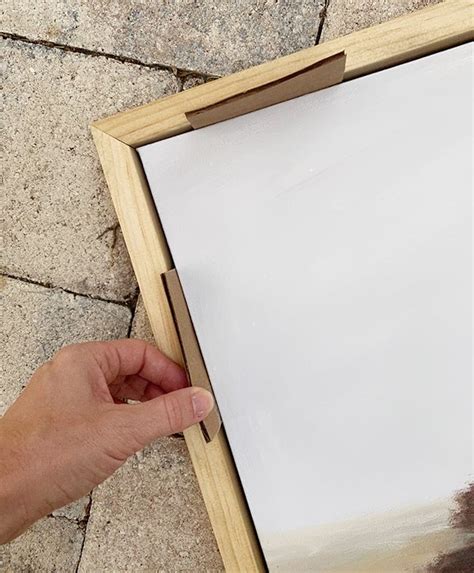 DIY Canvas Floating Frame Jenna Sue Design