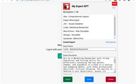 My Expert Gpt Ai Extensión De Chrome Obtenga Expertos Virtuales Para Obtener Información Rápida