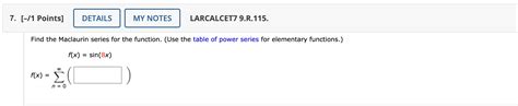 solved find the maclaurin series for the function use the