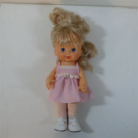Vintage 1980 Ideal Pretty Curls Doll With Blonde Hair ~ Vtg 80s Toy