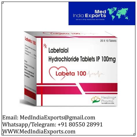 Labetalol Tablet Ip At ₹ 134 Stripe Kamptee Id 2851799382830