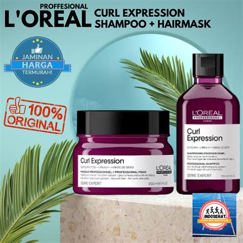 Jual Loreal Serie Expert Curl Expression Shampoo Hair Mask Perawatan Pelembab Rambut Kusut