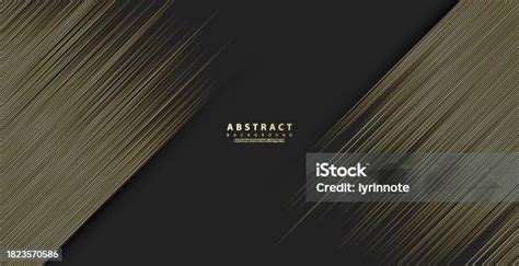스트라이프 무늬 골드 럭셔리 칼라 골드 글리터 스트라이프 배경 추상 적인 골드 라인 텍스처 패턴 벡터 그림 검은색에 대한 스톡 벡터 아트 및 기타 이미지 Istock