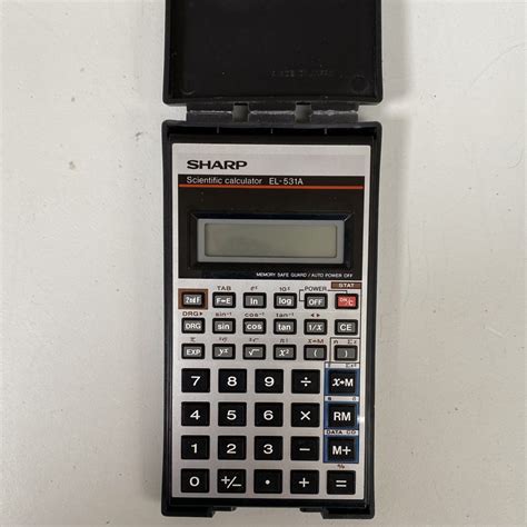 Sharp Scientific Calculator El 531a Erix Collectables