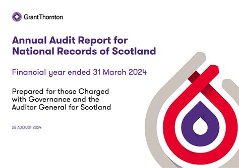 National Records Of Scotland Annual Audit 202324 Audit Scotland