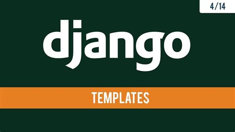 Django Rendering HTML Files Using Templates YouTube