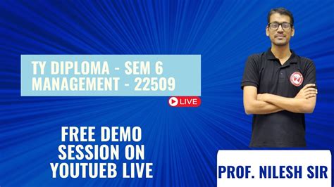 Management Demo Session 1 Msbte Ty Diploma For Co If Aimlextc Youtube