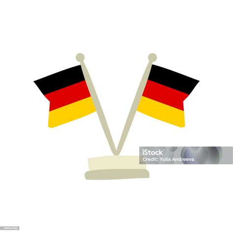 협상 두 개의 독일 국기 독일의 국가 장식을위한 엠블럼 0명에 대한 스톡 벡터 아트 및 기타 이미지 0명 개념 관광 Istock