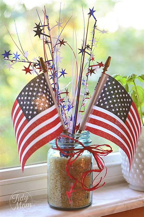 23 Independence Day Party Mason Jar Ideas Patriotic Mason Jar Craft