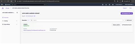 Aws Amplify App Creation Using Github Repo Enhancing S3 Static Website Hosting Dev Community