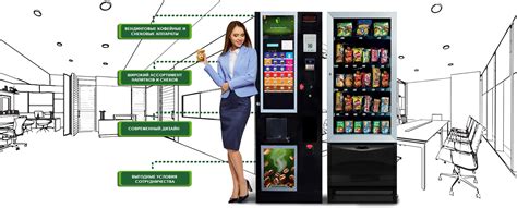Установка вендинговых автоматов для кофе и снеков Обслуживание ремонт