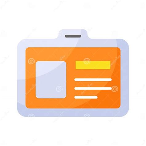 Student Id Card Vector Design Entry Pass Icon In Modern Style Stock