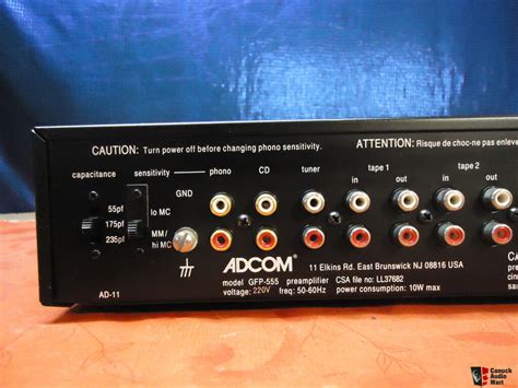All Serviced Adcom Gfp 555 Gfp555 Preamplifier Amplifier Mint In Box Photo 874143 Us Audio Mart