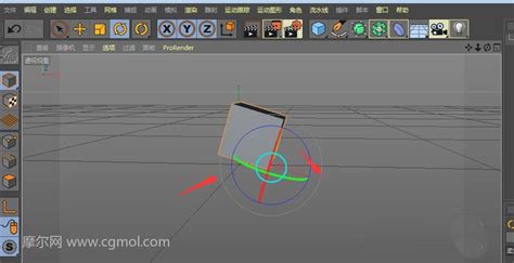 c4d怎么移动坐标轴中心点 cinema 4d教程 cg教程 摩尔网cgmol