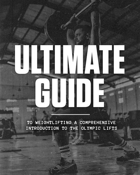 Ultimate Guide To Olympic Weightlifting The Lifting Zone