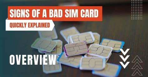 Signs Of A Bad SIM Card