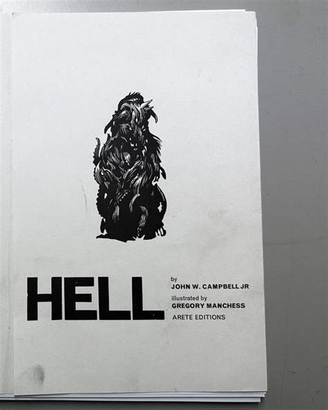 A Complete Set Of Page Proofs For Frozen Hell Books Arete Editions Blog