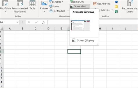 How To Capture Screenshots With Excel