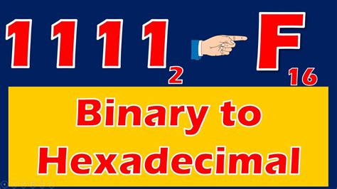 Binary To Hexadecimal Conversion With Radix Point Youtube