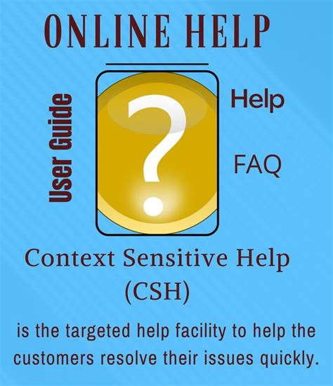 context sensitive help csh is the targeted help facility context