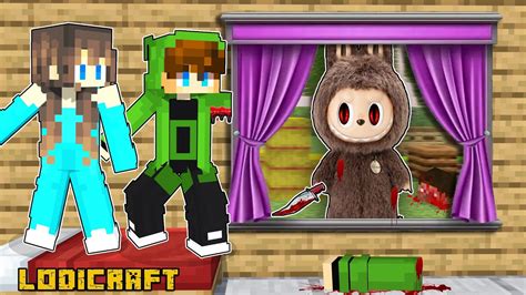 Evil Labubu Exe Haunt Olip And Micole In Minecraft Minecraft Videos