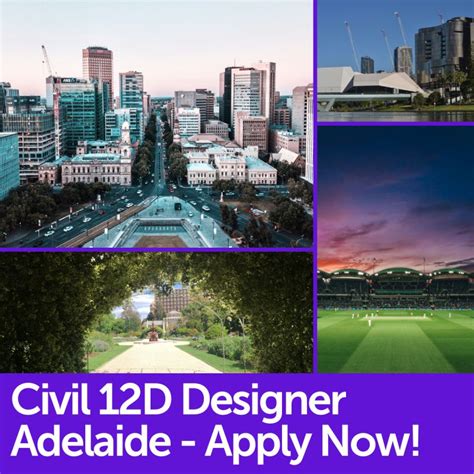 Exciting Opportunity For A Civil 12d Designer To Join A Busy And Growing Adelaide Team 🌟 This Is