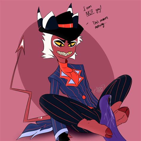 Rule 34 2 Toes Anthro Barefoot Bodily Fluids Clothed Clothing Crimson Helluva Boss Cum Demon