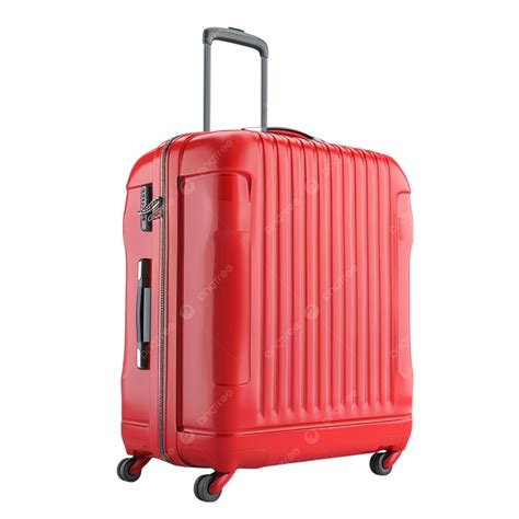 투명한 배경에 바퀴가 달린 빨간 가방 투명한 배경에 바퀴가 달린 빨간 가방 빨간 가방 여행 가방 Png 일러스트 및 이미지