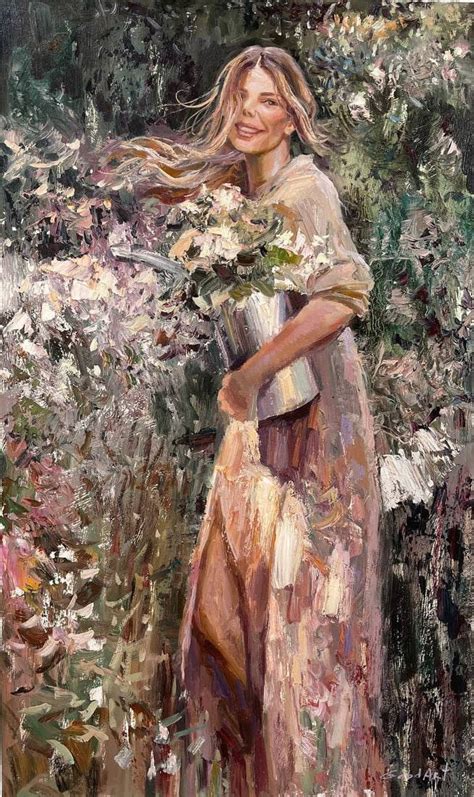 Gudaev Kostyantyn Girl In The Garden Auction