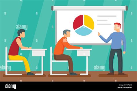 Lecture Concept Background Flat Illustration Of Lecture Vector Concept