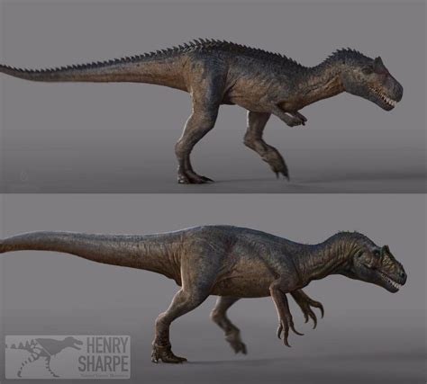Fixed Jurassic World Allosaurus Paleoart By Henry S Sharpe 2021