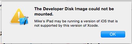 Ios Xcode 6 IPair Air Unable To Run App On Device OS Version Stack Overflow