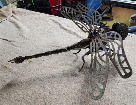 3d Dragonfly Metal Art Dxf File Digital Download File S Only Plasma Or Laser Cutting Files