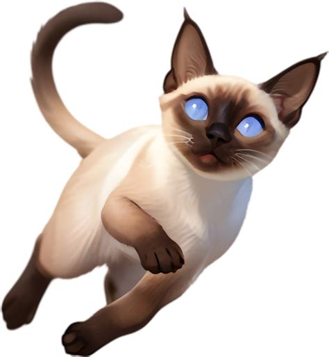 Delightful Siamese Cat Art For T Shirt Designs 50171367 Png