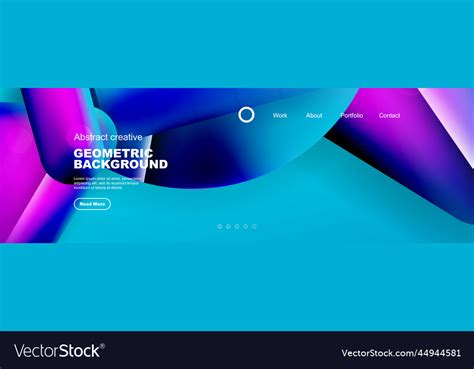 Overlapping Geometric Shapes Background 3d Shadow Vector Image