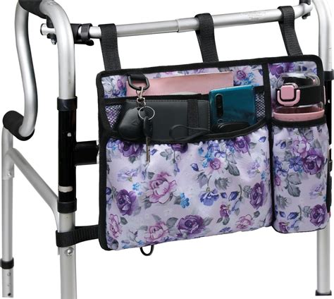 Walker Bag Multiple Pockets Walker Basket For Folding