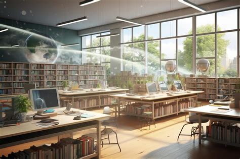 Premium Photo Virtual Reality Technology Concept Applied To Education