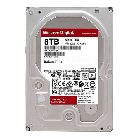 8tb Western Digital Wd Red Plus 35″ Sata 30 Internal Desktop Hard