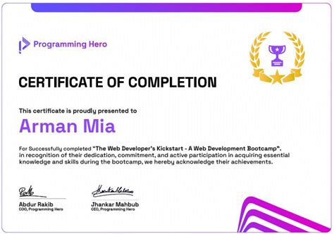 Programming Learning Achievement Coding Webdevelopment Arman Mia 34 Comments