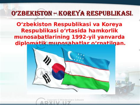 O‘zbekistonning Yaponiya Hindiston Va Koreya Respublikasi Bilan Ikki