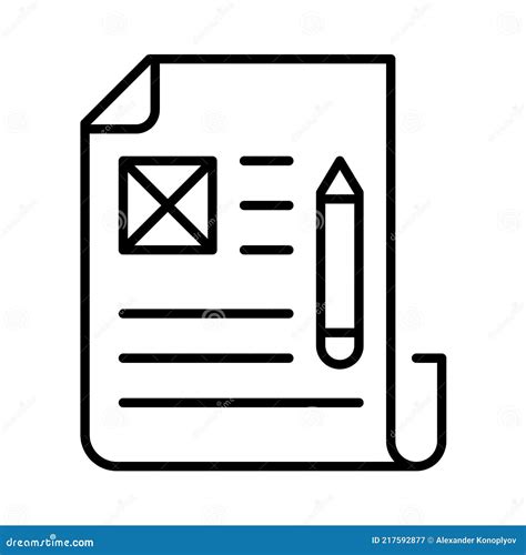 Linear Writing Icon From Customer Service Outline Collection Thin Line Writing Vector Isolated