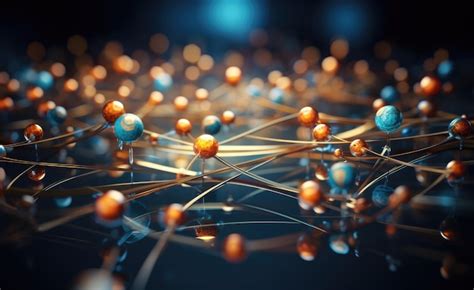 Premium Ai Image 3d Illustration Of Abstract Connection Structure Network And Communication