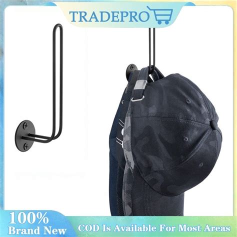 Wall Mounted Baseball Hat Hooks Hat Organizer For Baseball Caps L