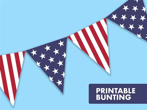 Free Free Printable American Flag Bunting Download Free Free Printable