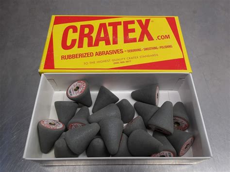 20 New Cratex 1 1 4 Tapered Resin Bonded Rubber Cone 1 4 Ah 1349 Xf Ebay