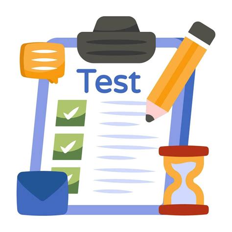 An Icon Design Of Job Test 34464429 Vector Art At Vecteezy