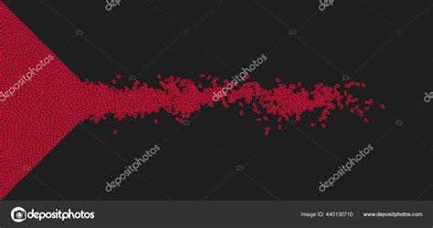 Array Dynamic Emitted Particles Background Flowing Cells Vector