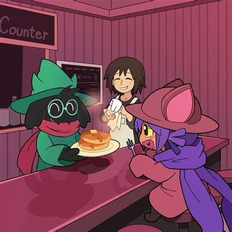 Ralsei Niko And Ling Deltarune And 1 More Drawn By Houtendrea