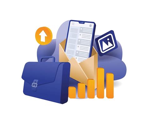 Premium Vector Bag With Business Company Analysis Data