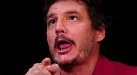 Fans Are Impressed Pedro Pascal Kept His Cool While Eating Hot Wings During Interview